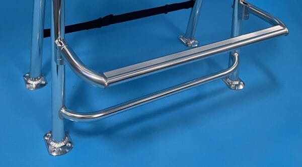 Marine Folding Foot Rest Pipe Mount Birdsall Marine Design